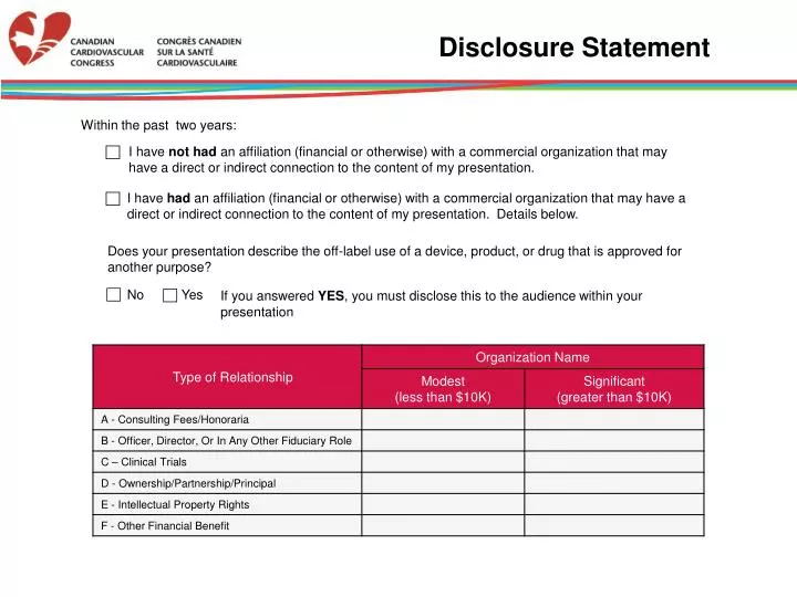 PPT - Disclosure Statement PowerPoint Presentation, free download - ID ...