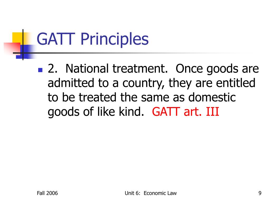 PPT - International Law: Unit 6 Economic Law PowerPoint Presentation ...