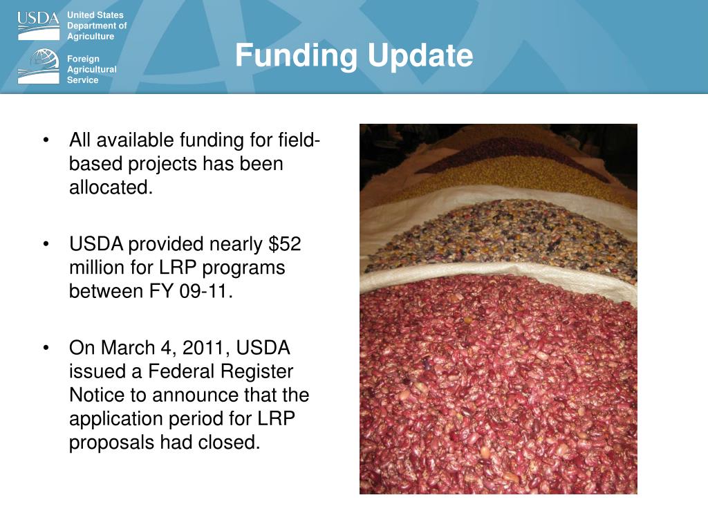 PPT - USDA Local and Regional Food Aid Procurement Pilot Project ...