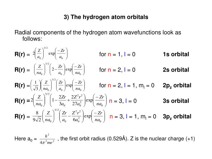 PPT - Lecture 1 THE ELECTRONIC STRUCTURE OF THE HYDROGEN ATOM ...
