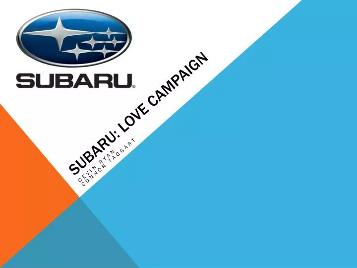 PPT - Subaru: Love Campaign PowerPoint Presentation, free download - ID ...