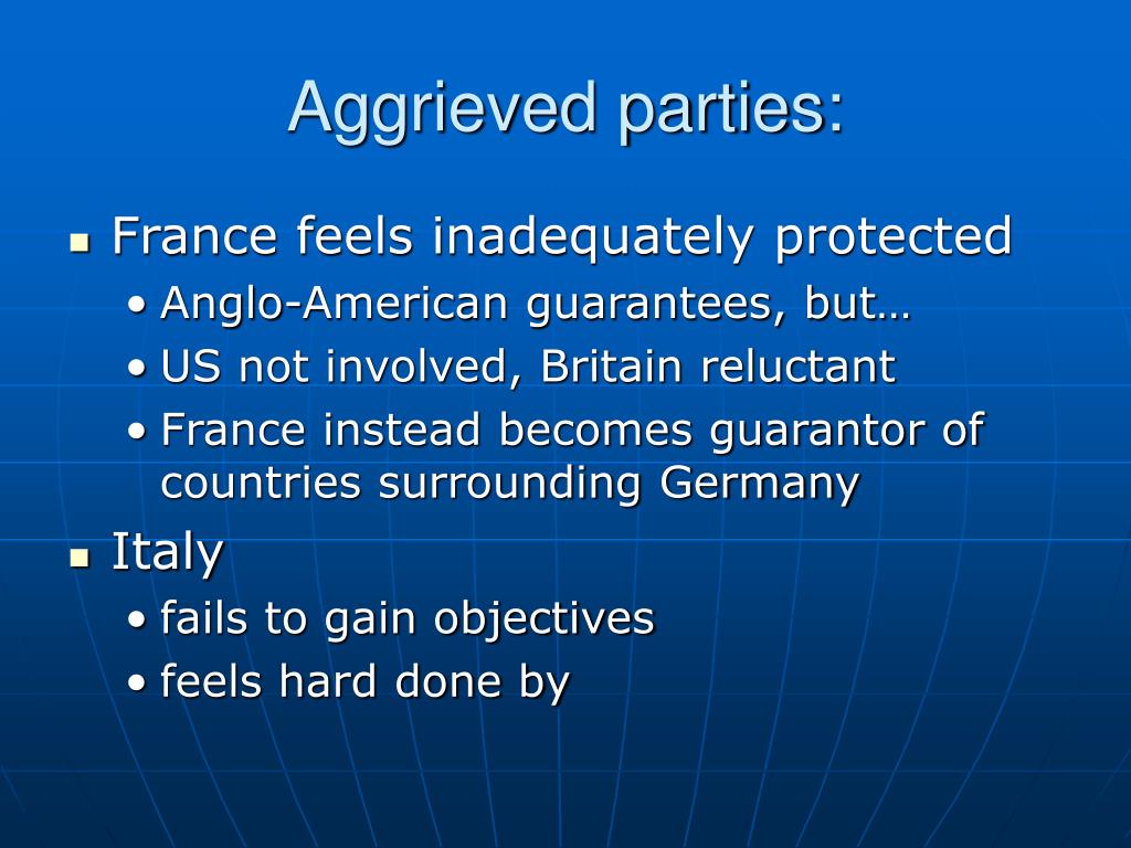 PPT - The Peace Treaties PowerPoint Presentation, free download - ID ...