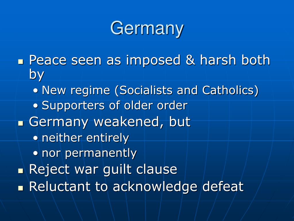 PPT - The Peace Treaties PowerPoint Presentation, free download - ID ...