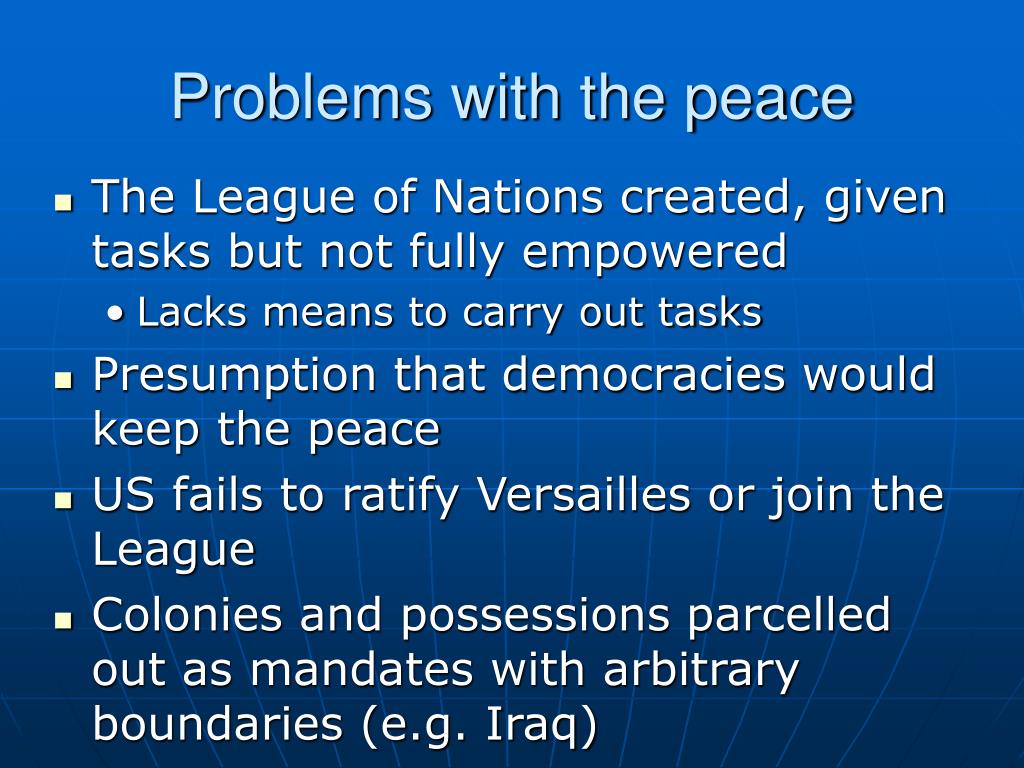 PPT - The Peace Treaties PowerPoint Presentation, free download - ID ...
