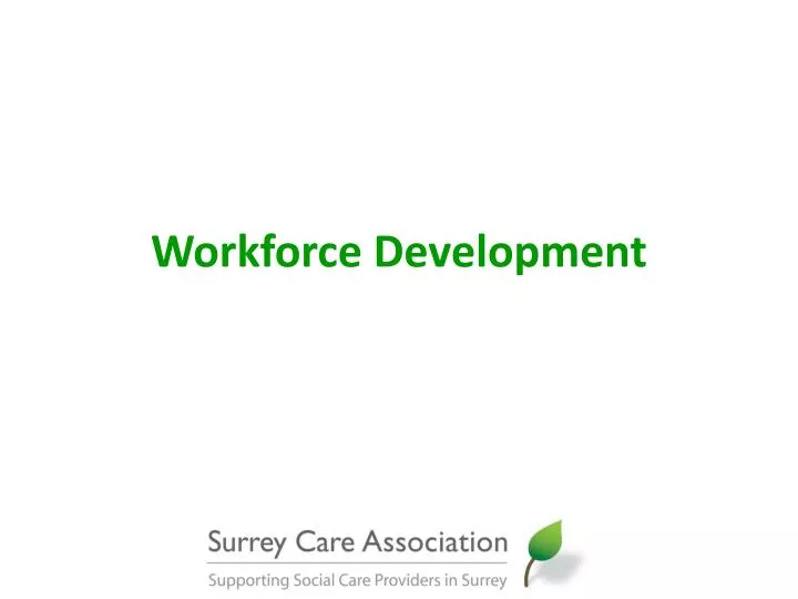 PPT - Workforce Development PowerPoint Presentation, free download - ID ...