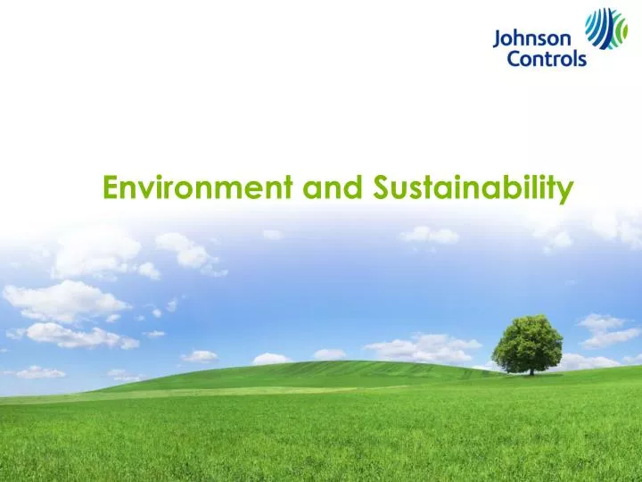 PPT - Environment and Sustainability PowerPoint Presentation, free ...