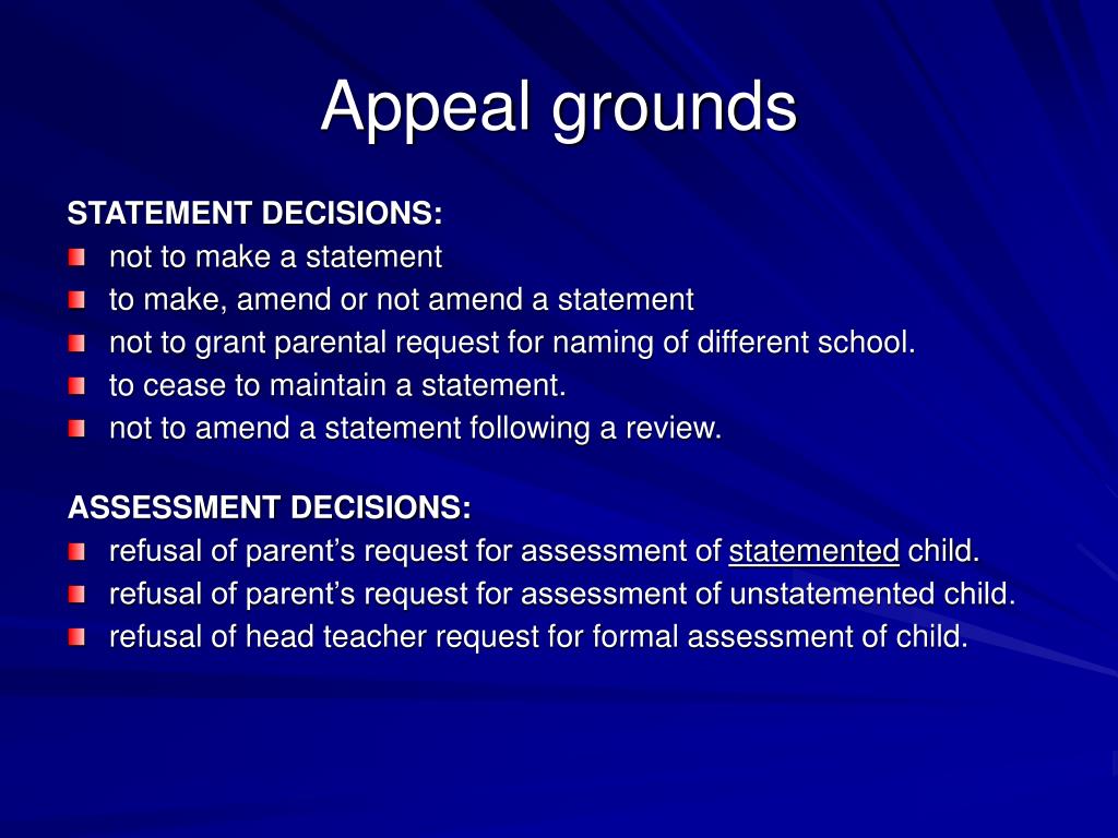 PPT - The Special Educational Needs Appeal System and ADR in England ...