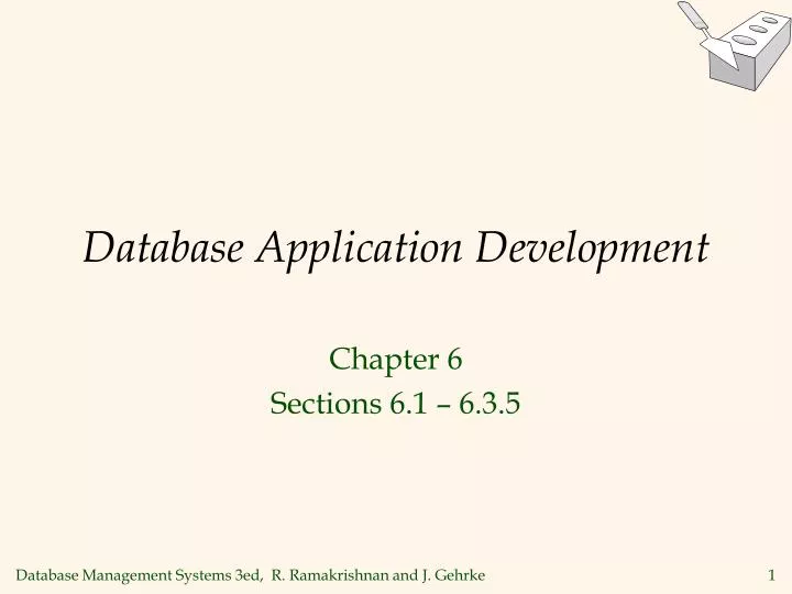 PPT - Database Application Development PowerPoint Presentation, free download - ID:1742446