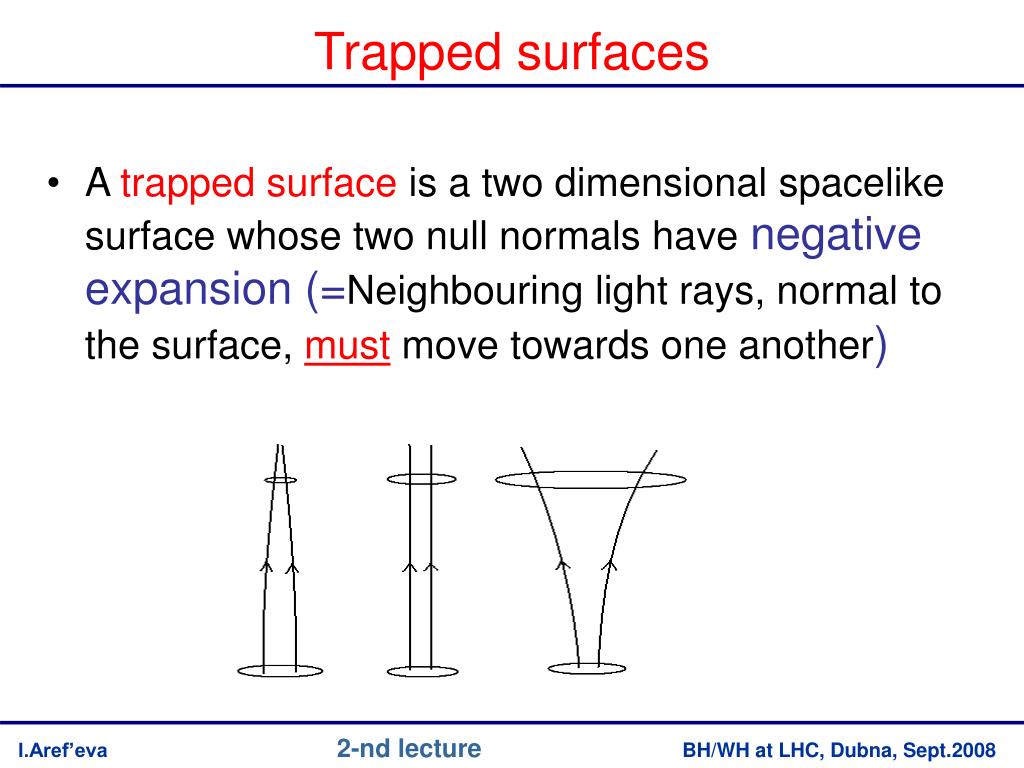 PPT - BLACK HOLES. BH in GR and in QG BH formation Trapped surfaces ...