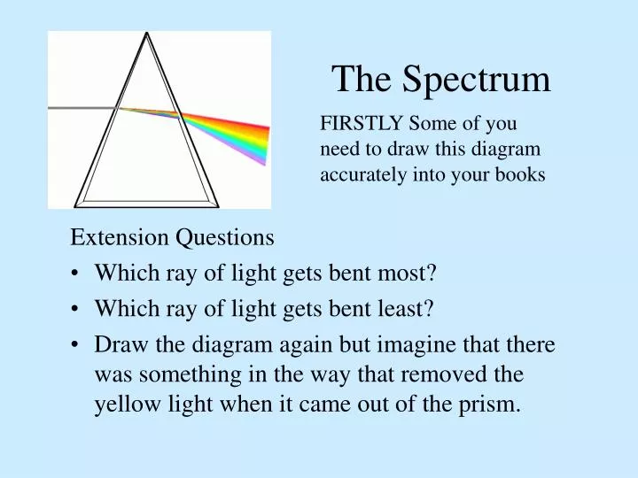 PPT - The Spectrum PowerPoint Presentation, free download - ID:1742782