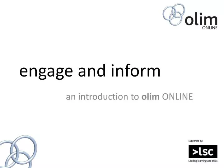 PPT - engage and inform PowerPoint Presentation, free download - ID:1742862
