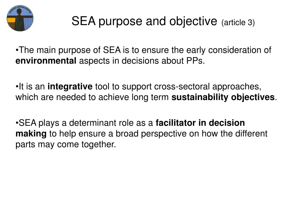 PPT - Strategic Environmental Assessment (SEA) Law PowerPoint ...