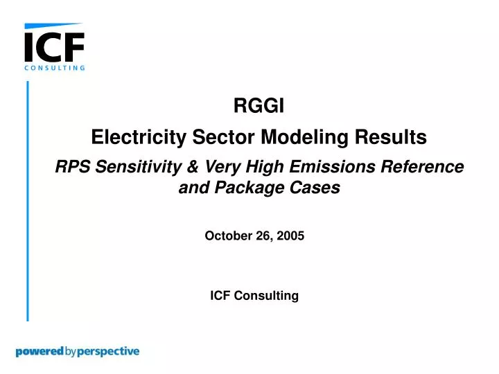PPT - October 26, 2005 ICF Consulting PowerPoint Presentation, free ...