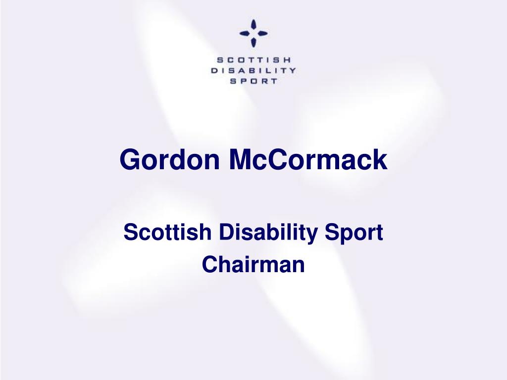 PPT - Scottish Disability Sport Annual General Meeting PowerPoint ...