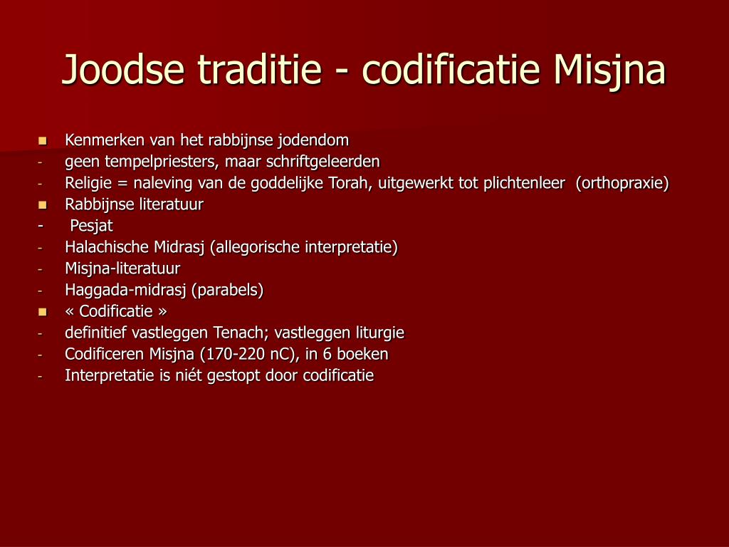 PPT - Joodse traditie - periodes PowerPoint Presentation, free download ...