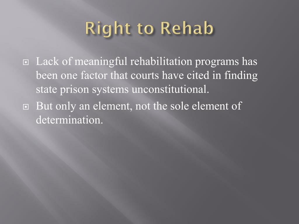 PPT - Constitutional Rights of Inmates Chapter 10 Right to ...