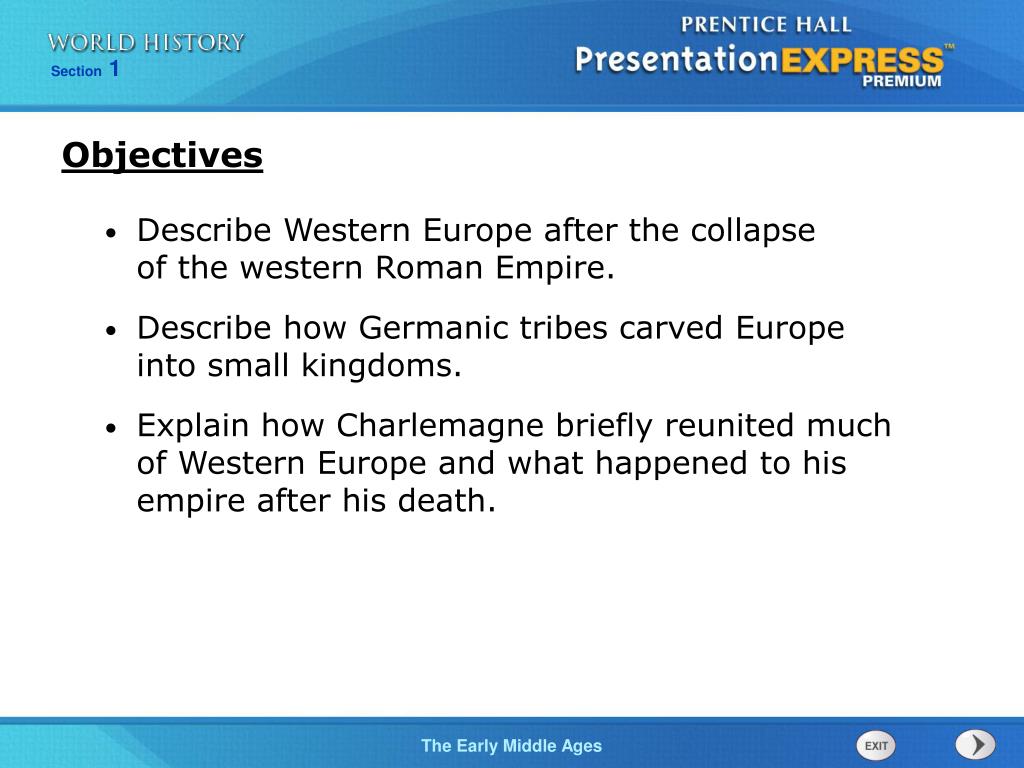 PPT - Describe Western Europe after the collapse of the western Roman ...