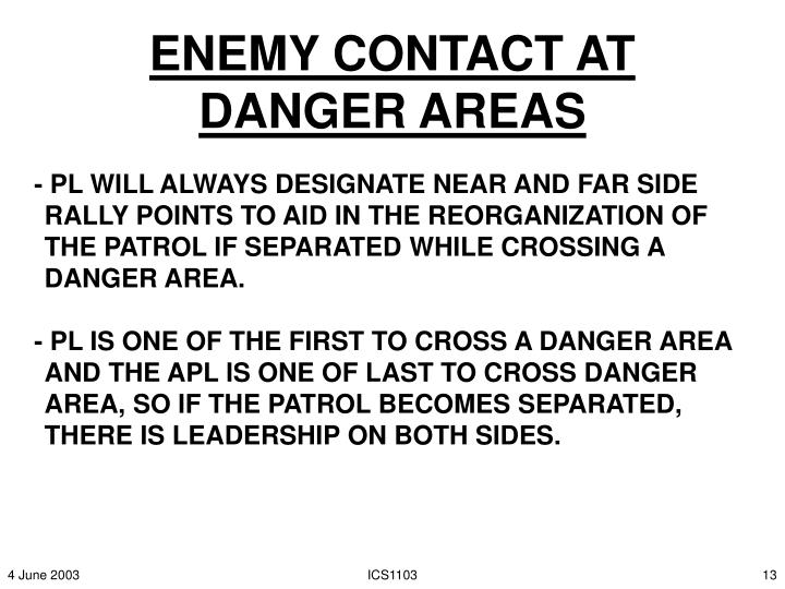 PPT - CROSSING A DANGER AREA PowerPoint Presentation - ID:1744350