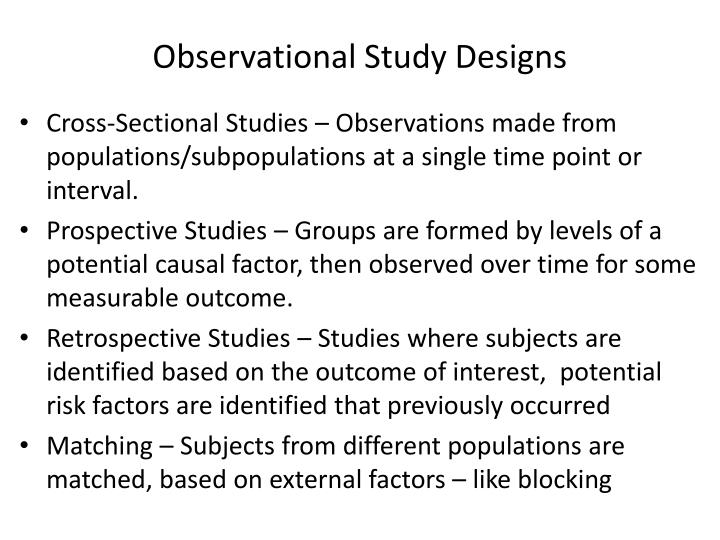 PPT - Introduction to Experimental and Observational Study Design ... PPT - Introduction to Experimental and Observational Study Design ...