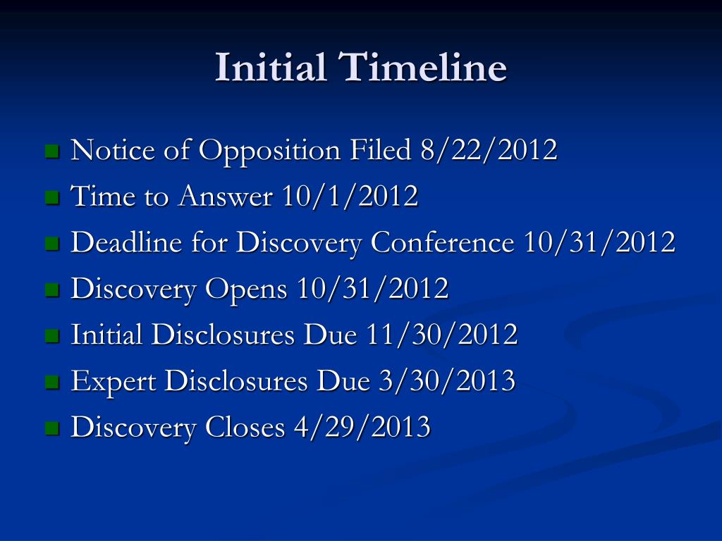 PPT - Trademark Oppositions* in the United States PowerPoint ...