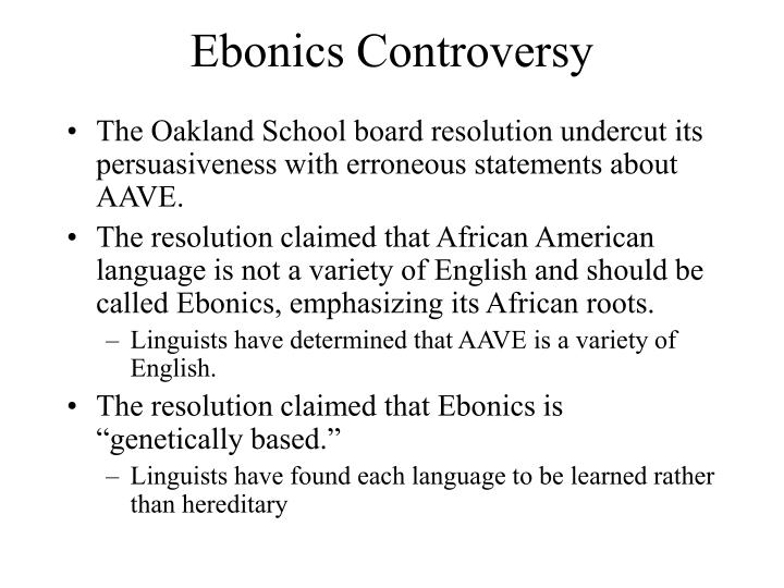 PPT - African American Vernacular English PowerPoint Presentation - ID ...