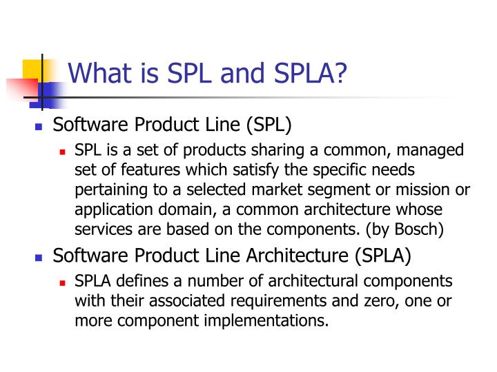 PPT - Methods and Models for Evaluating Software Product Line ...