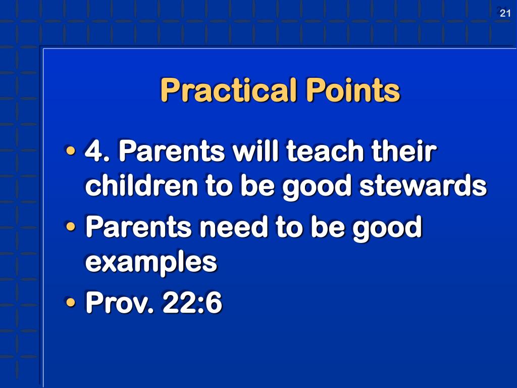 PPT - Financial Stewardship And The Family PowerPoint Presentation ...