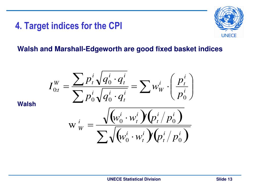 PPT - UNECE Workshop on Consumer Price Indices Istanbul, Turkey,10-13 ...