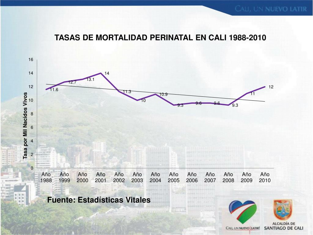 PPT - MORTALIDAD PERINATAL Y NEONATAL TARDÍA SANTIAGO DE CALI 2010 ...