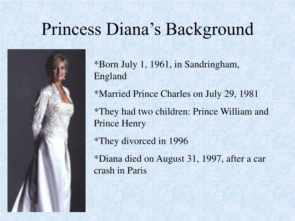 PPT - Princess Diana of Wales PowerPoint Presentation, free download ...