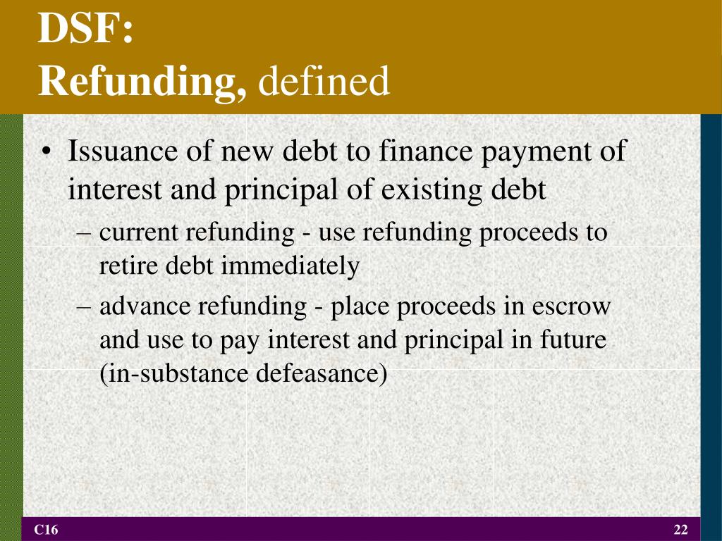 PPT - Special Revenue Funds, Capital Project Funds, Debt Service Funds ...