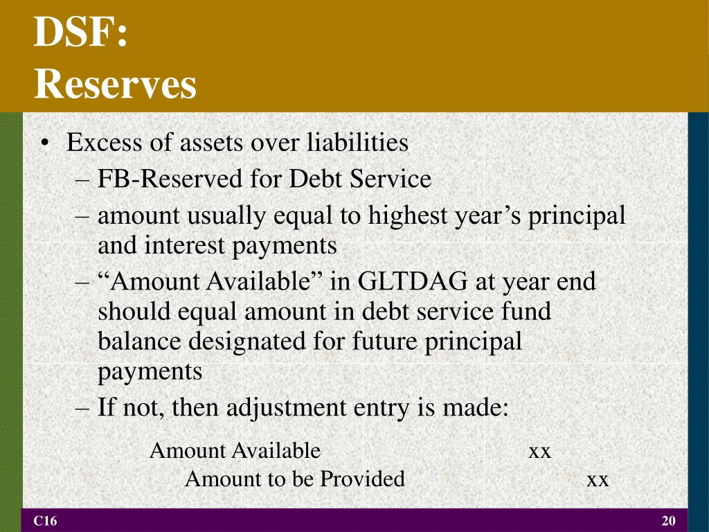 PPT - Special Revenue Funds, Capital Project Funds, Debt Service Funds ...