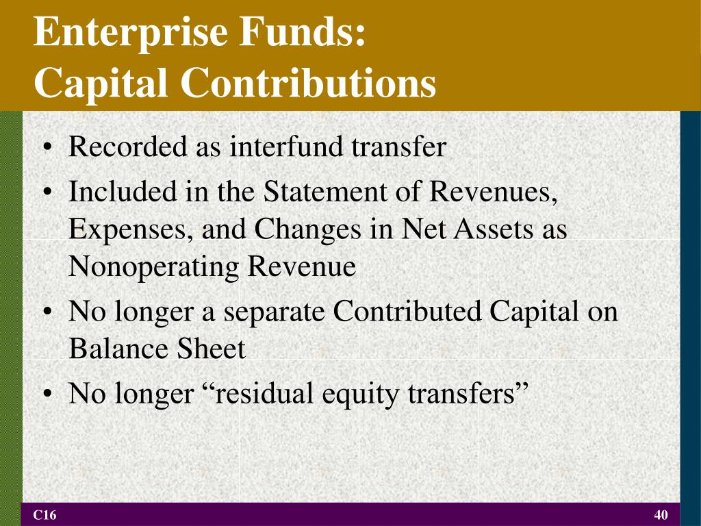 PPT - Special Revenue Funds, Capital Project Funds, Debt Service Funds ...