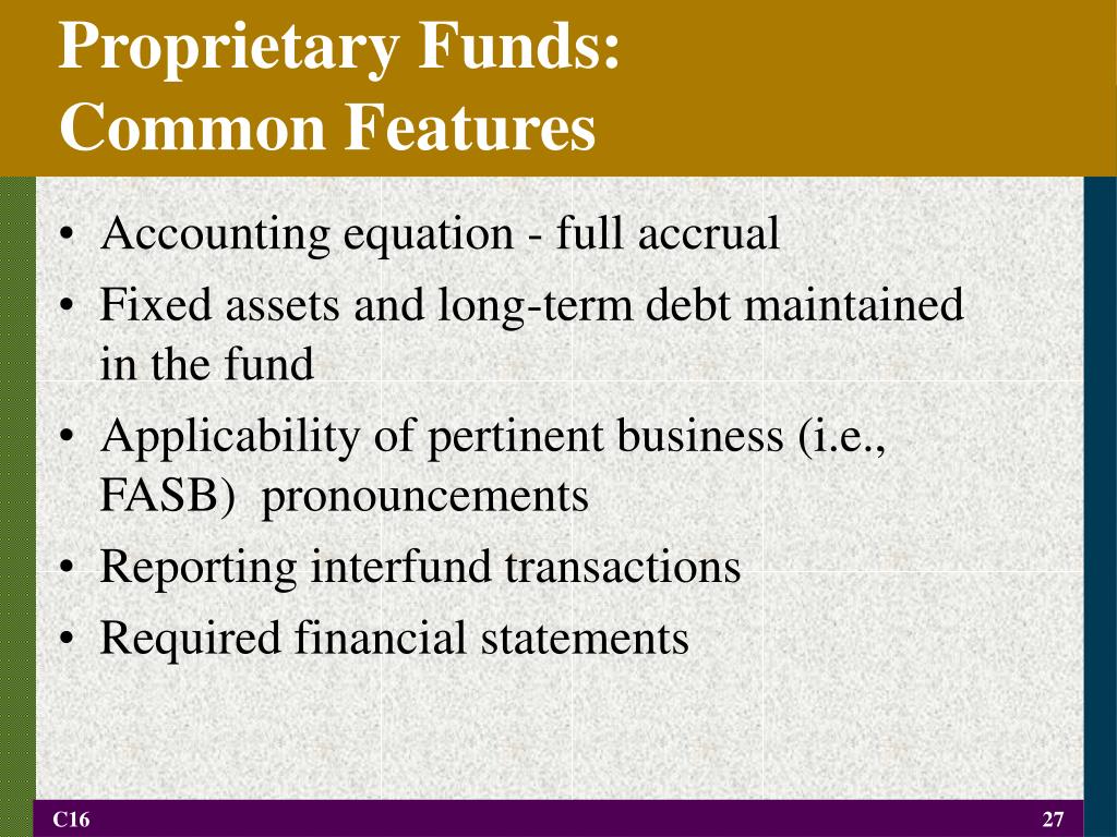 PPT - Special Revenue Funds, Capital Project Funds, Debt Service Funds ...
