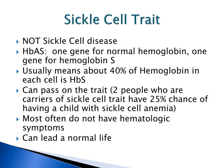 PPT - SICKLE CELL TRAIT PowerPoint Presentation - ID:1746439