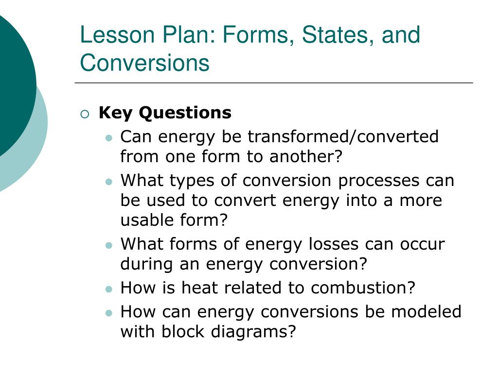 PPT - Energy in our Lives: Preparing middle school students for our ...