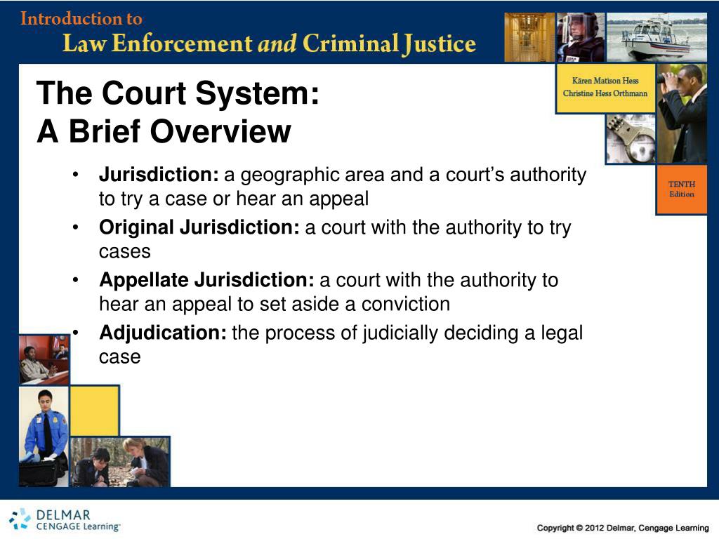 PPT - Section IV Courts and Corrections: Law Enforcement’s Partners in ...