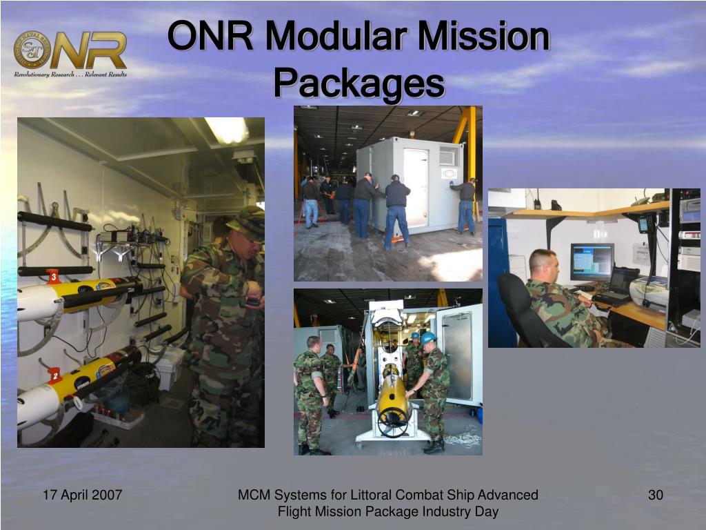PPT - MCM Systems for Littoral Combat Ship Advanced Flight Mission ...