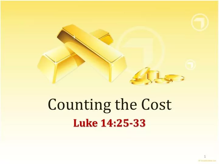 PPT - Counting the Cost PowerPoint Presentation, free download - ID:1747082