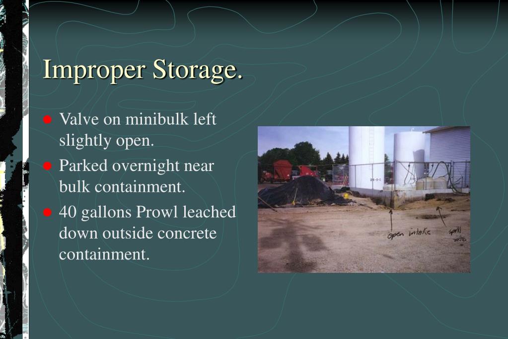 PPT - Causes of Agricultural Chemical Spills PowerPoint Presentation ...