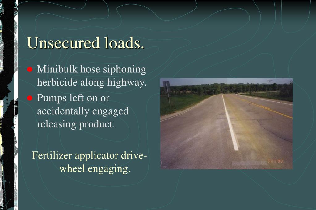 PPT - Causes of Agricultural Chemical Spills PowerPoint Presentation ...