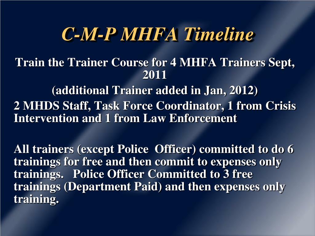 PPT - Mental Health First Aid Carbon-Monroe-Pike Counties PowerPoint ...