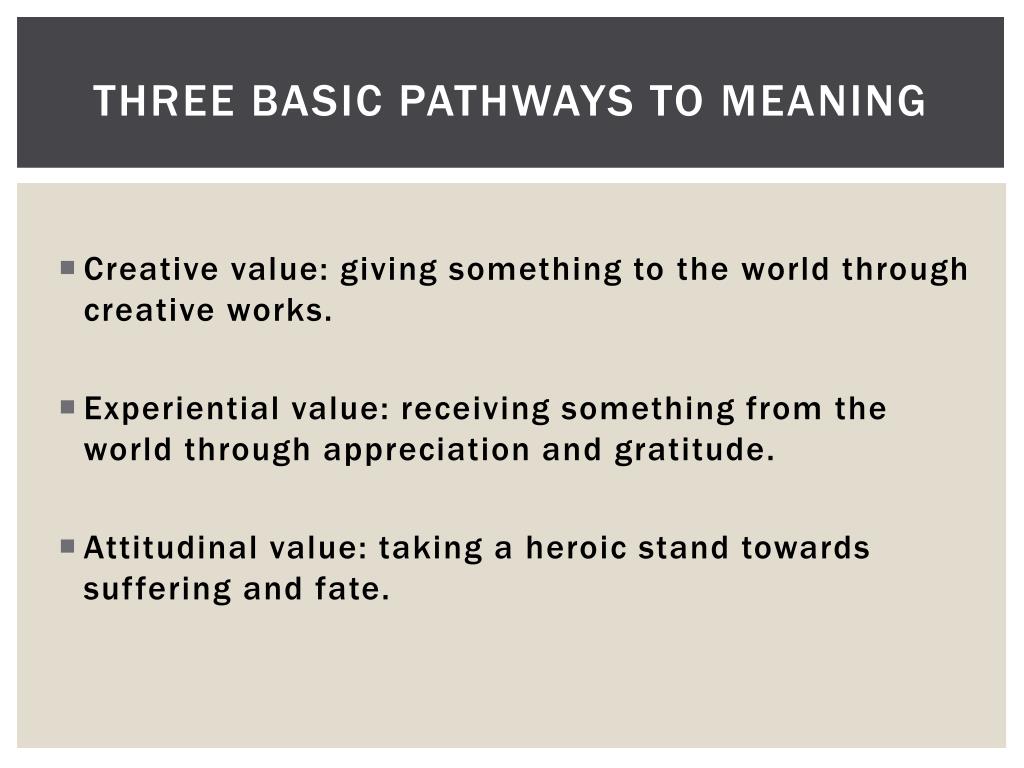 PPT - MEANING – THERAPY (a) Paul T. P. Wong, PhD, CPsych Meaning ...