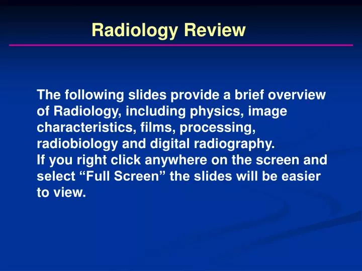 PPT - Radiology Review PowerPoint Presentation, free download - ID:1747332