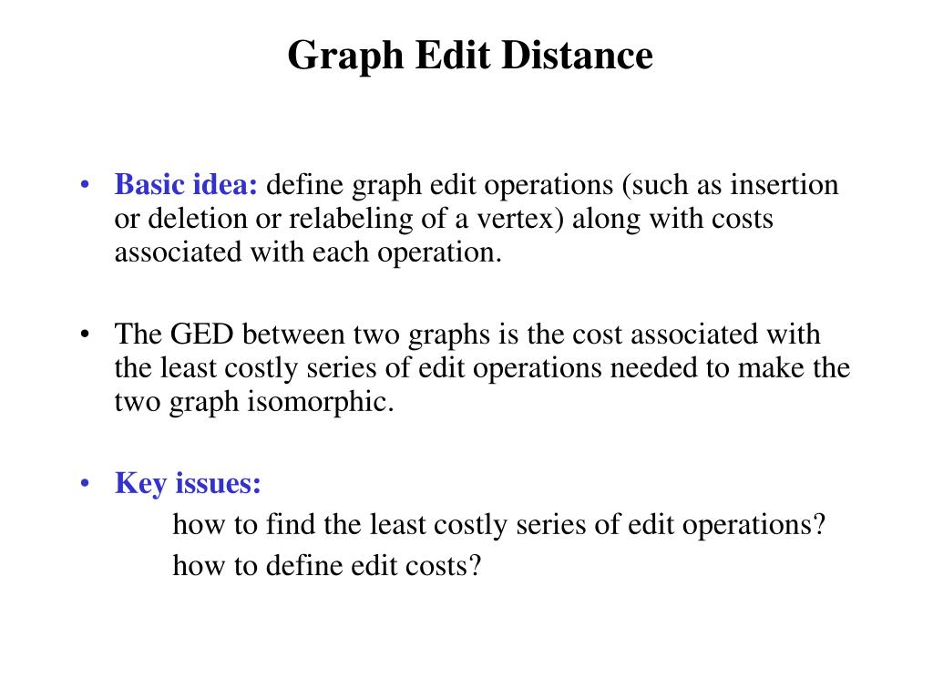 Ppt A Binary Linear Programming Formulation Of The Graph Edit Distance Powerpoint Presentation 7683