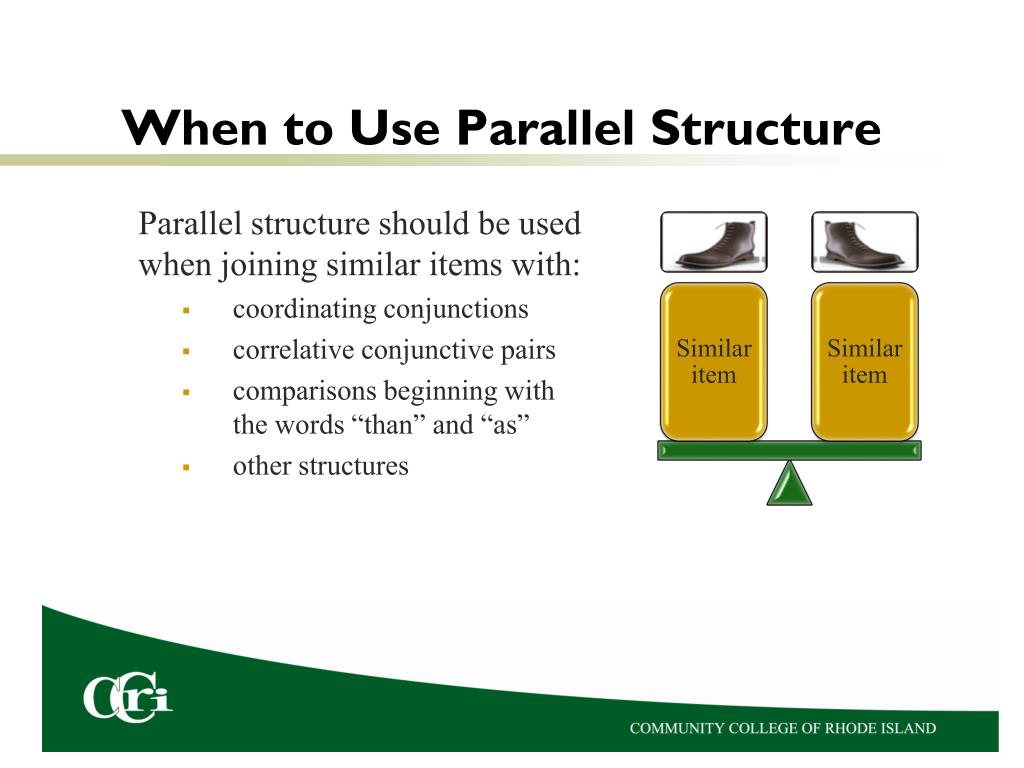 PPT Parallel Structure PowerPoint Presentation Free Download ID