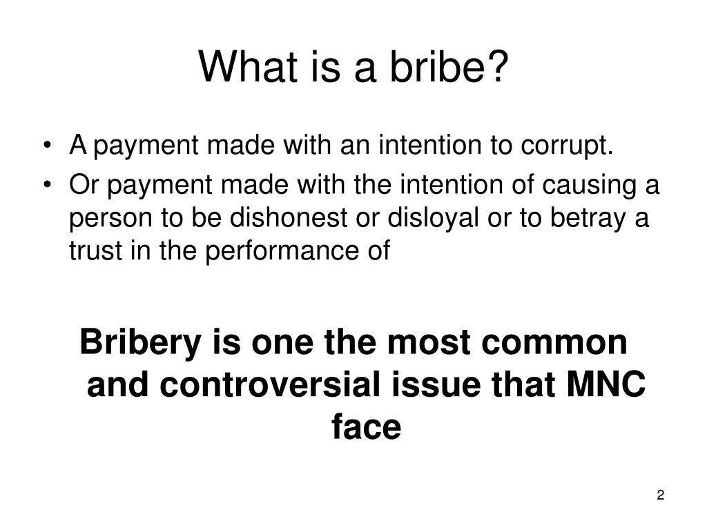 PPT - Corporate Corruption & Bribery (FCPA). Tomas Guerrero Dominique A ...