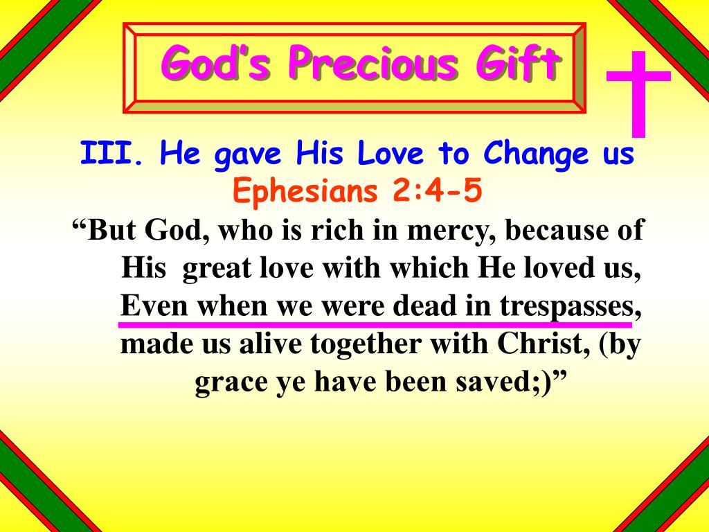 PPT - GOD’S PRECIOUS GIFT PowerPoint Presentation, free download - ID ...