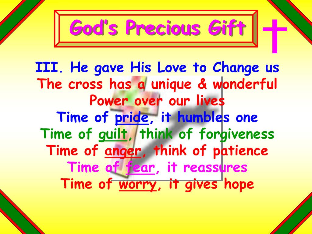 PPT - GOD’S PRECIOUS GIFT PowerPoint Presentation, free download - ID ...