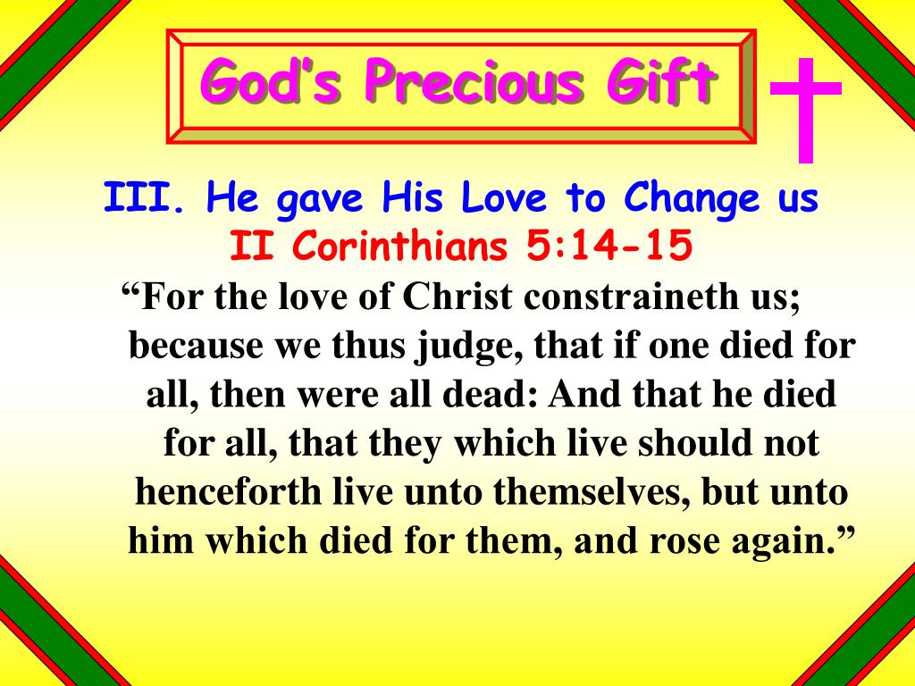 PPT - GOD’S PRECIOUS GIFT PowerPoint Presentation, free download - ID ...